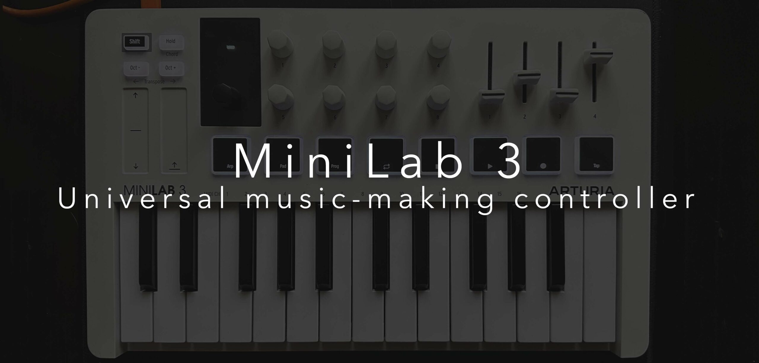 Arturia MiniLab 3 ready for those who produce quality music